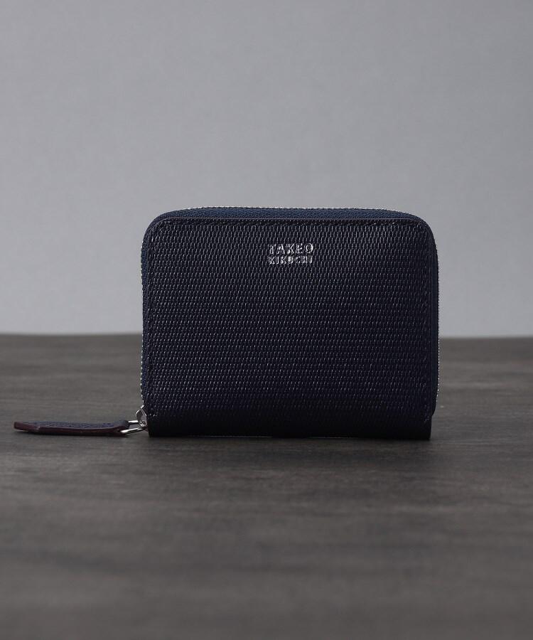 NAVY MESH ZIP WALLET (07001525) – TAKEO KIKUCHI Thailand