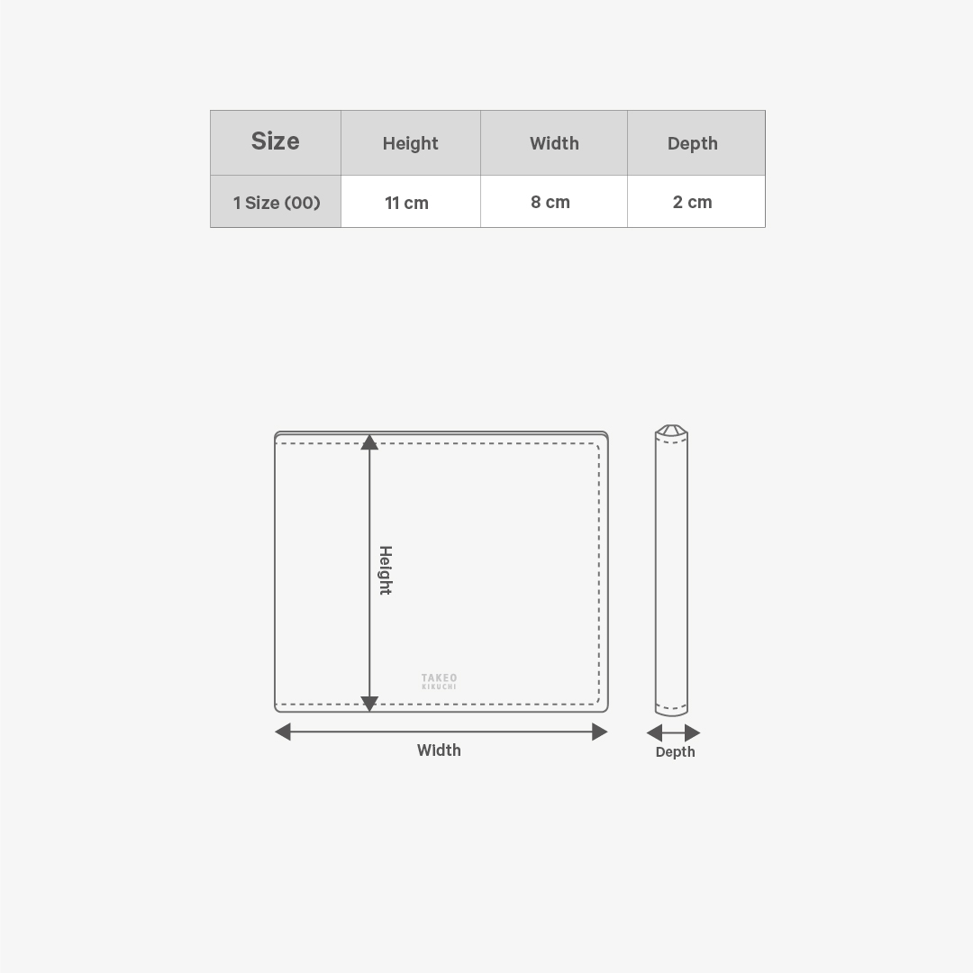 NAVY MESH ZIP WALLET (07001525) – TAKEO KIKUCHI Thailand