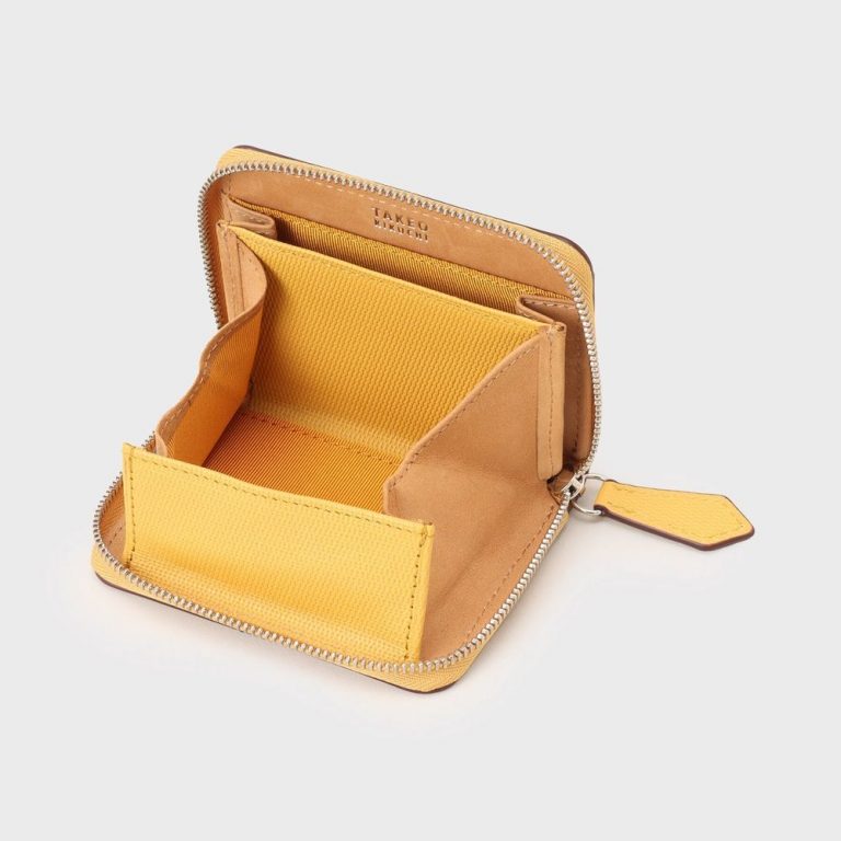 YELLOW MESH ZIP WALLET (07001525) – TAKEO KIKUCHI Thailand