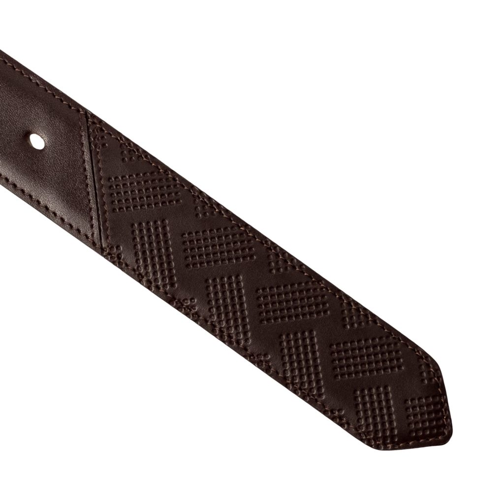 DOUBLE BROWN EMBOSS BELT (K8109977) – TAKEO KIKUCHI Thailand